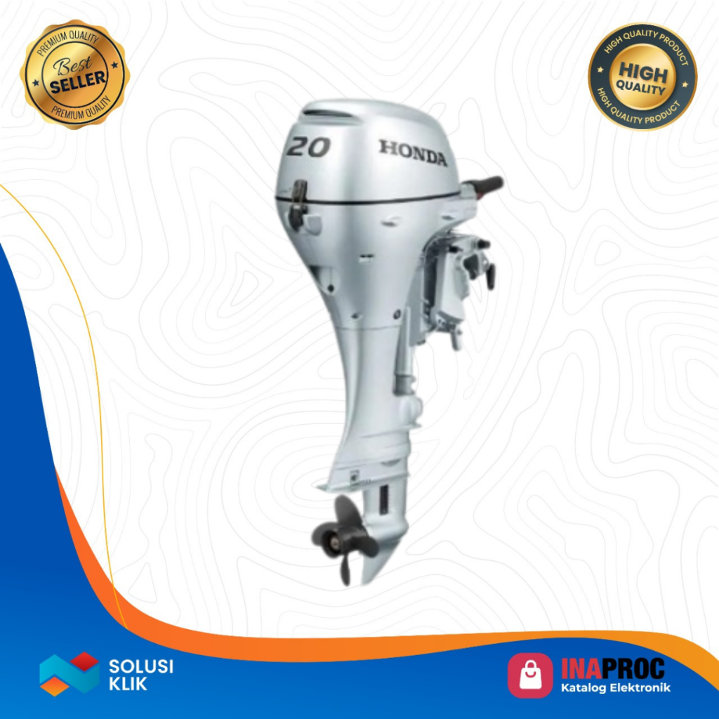 MESIN TEMPEL OUTBOARD HONDA 20 PK TIPE BF20 - inaproc.co.id
