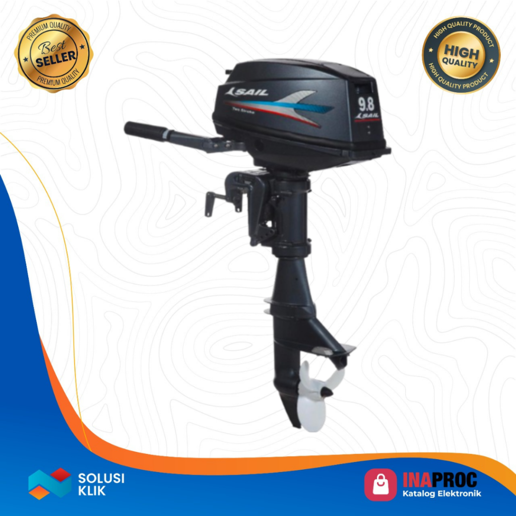 Mesin Tempel Sail 2 Stroke 98HP Outboard Motor - inaproc.co.id